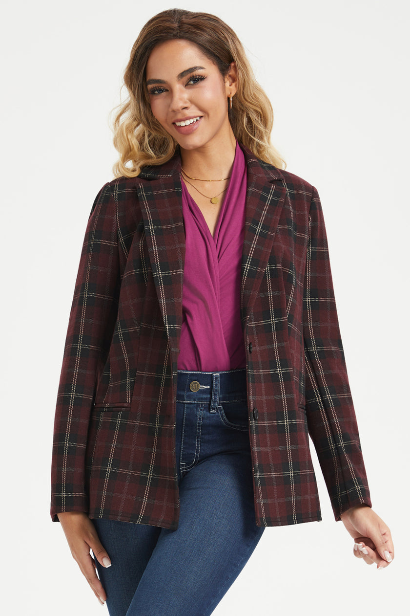 Classic Stretch Ponte Blazer | Machine Washable Women’s Work Blazer ...