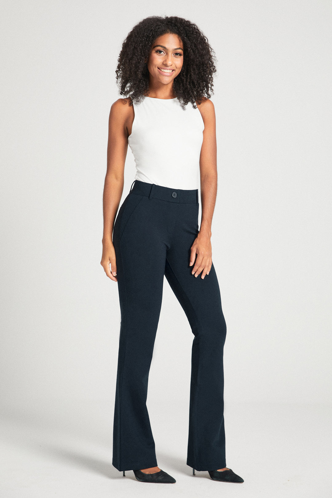 Classic DPYP™ Dress Pant Yoga Pant | Bootcut (Navy) – Betabrand