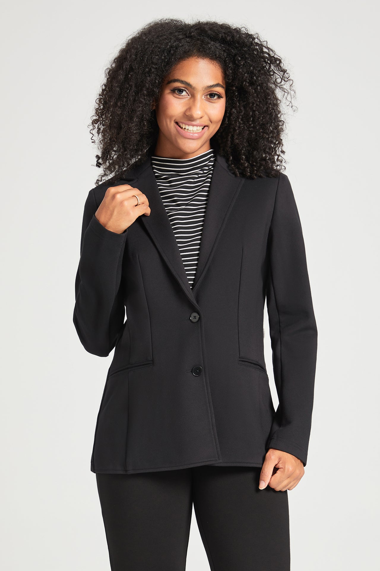 Classic Stretch Ponte Blazer | Machine Washable Women’s Work Blazer ...