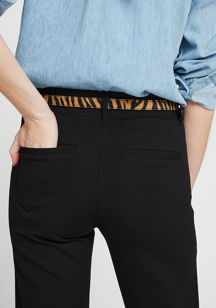 7-Pocket Dress Pant Yoga Pant | Straight (Black) | Betabrand