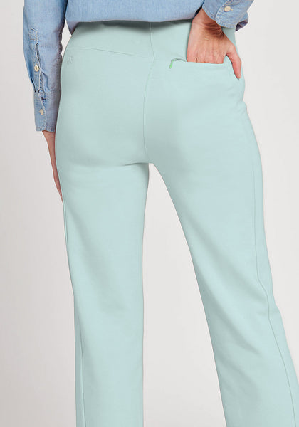 Monroe Crop Trouser | Straight (Muted Mint) | Betabrand