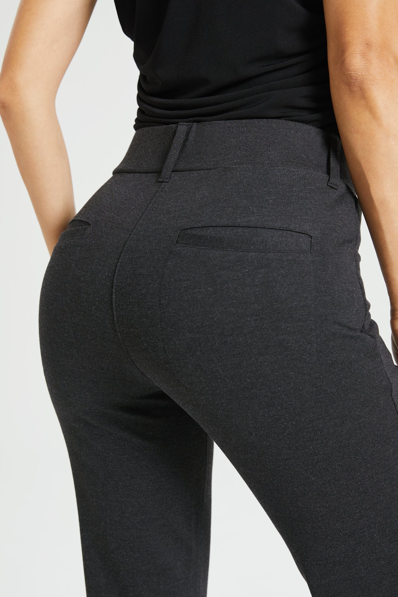 7-Pocket DPYP™ Dress Pant Yoga Pant | Bootcut (Charcoal) – Betabrand
