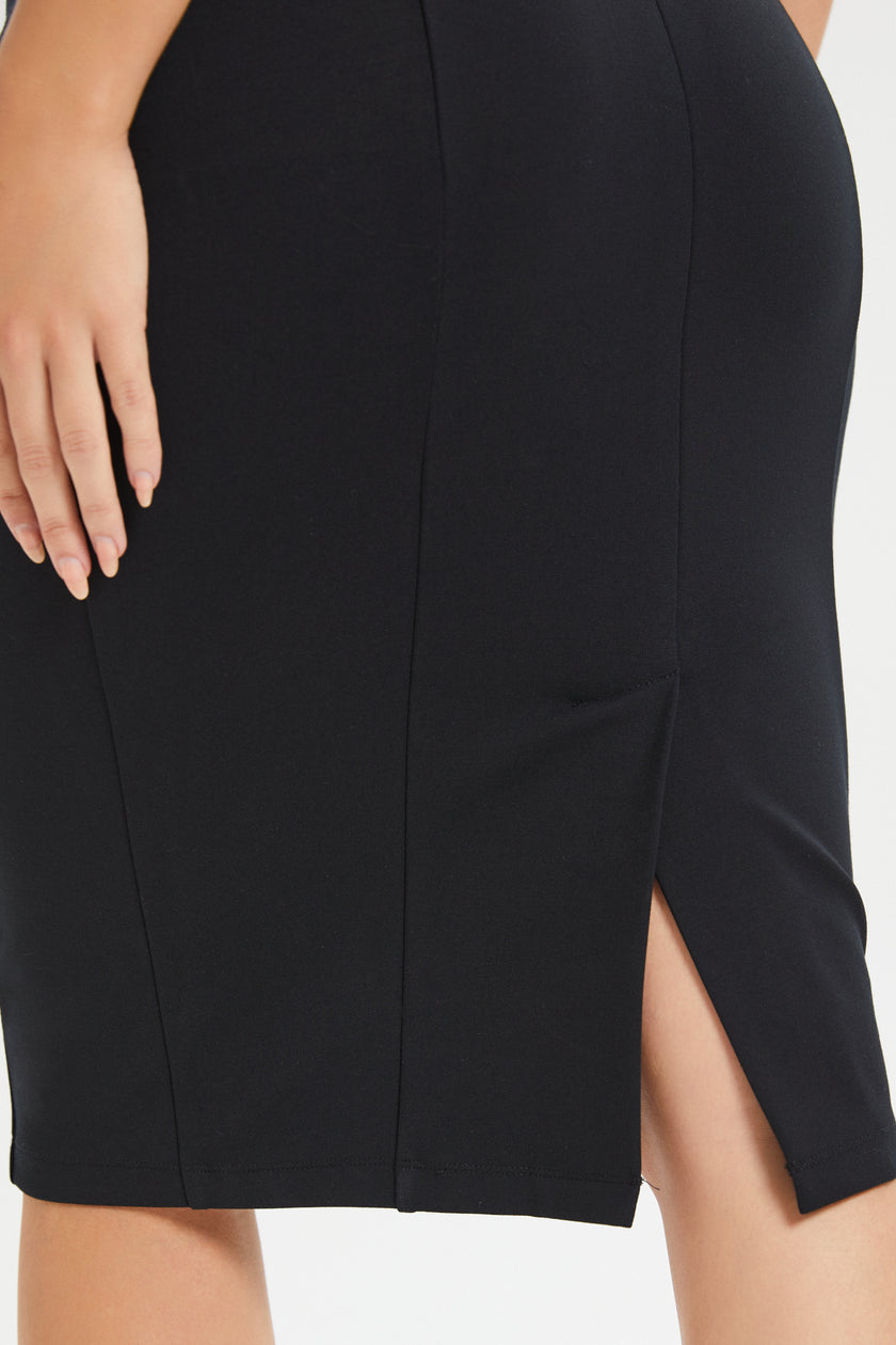 Power Down Pencil Skirt | Machine Washable Stretch Ponte (Regular ...